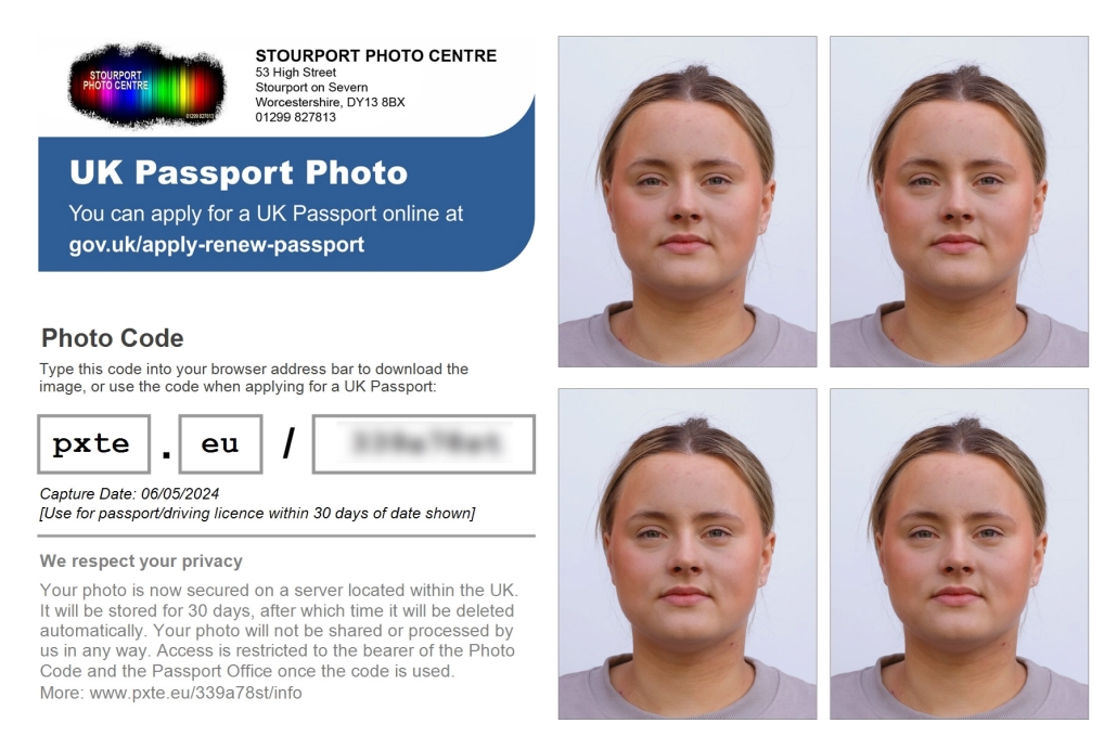 Passport/ID Photos • Stourport Photo Centre